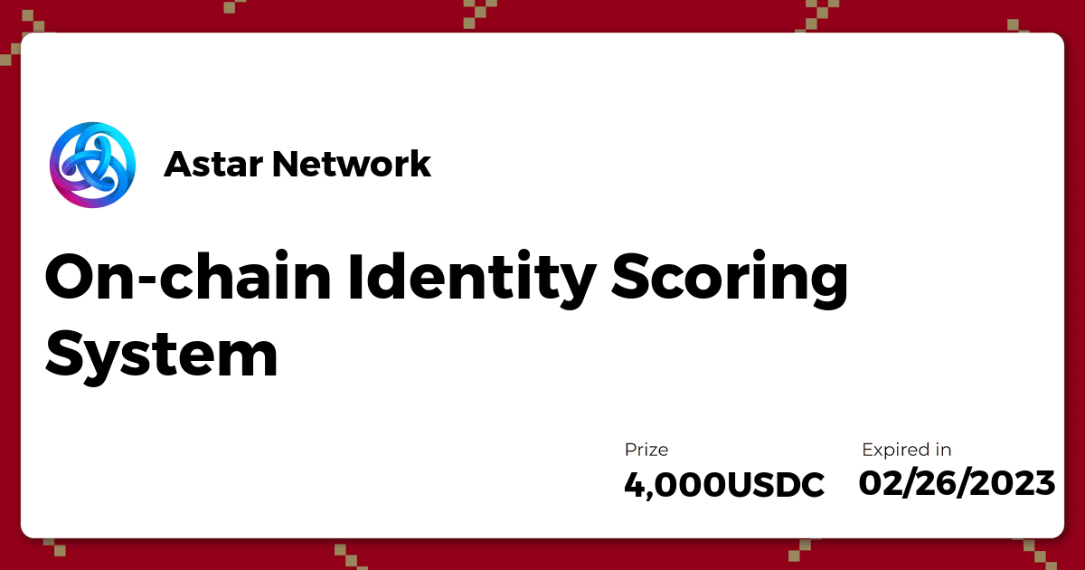 On-chain Identity Scoring System | AKINDO